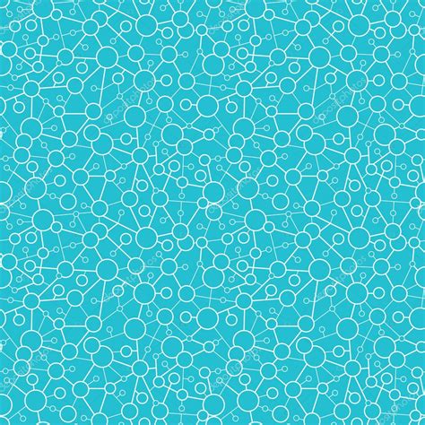 Molecular Structure Seamless Pattern Background — Stock Vector © Oksanciaart 15859953