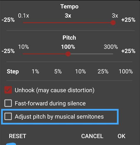 Changing Pitch With Decimal Issue 8526 TeamNewPipe NewPipe GitHub