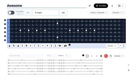 Note Scale Checker Tabbypro Tab Creator