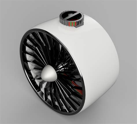Automotive Turbofan Aroma Diffuser By 兀鹫 Makerworld Download Free 3d