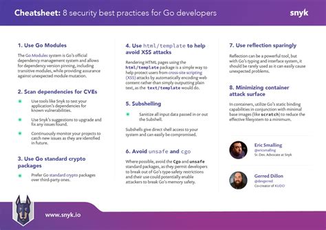 Go Security Cheatsheet Snyk Blog