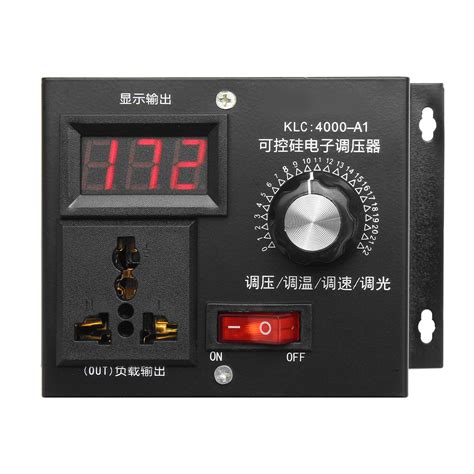 220v 4000w Universal Motor Speed Controller Variable Voltage Speed Reg