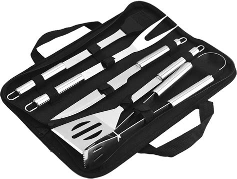 Wellsay Bbq Grill Tool Set Utensil With Carry Bag Fessional Grill Barbecue Grill Tools Kit For