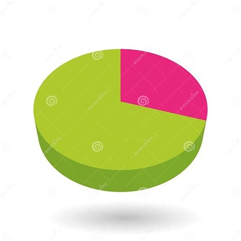 Colorful Pie Chart Design Element Stock Vector Illustration Of Icon Economy 242732533