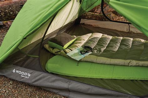 Woods Expedition Instalite Single Self Inflating Camping Sleeping Pad Air Mat W Storage Bag 1