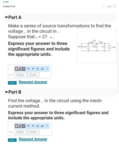 Solved Problem 459 1 Of5 Part A Make A Series Of Source