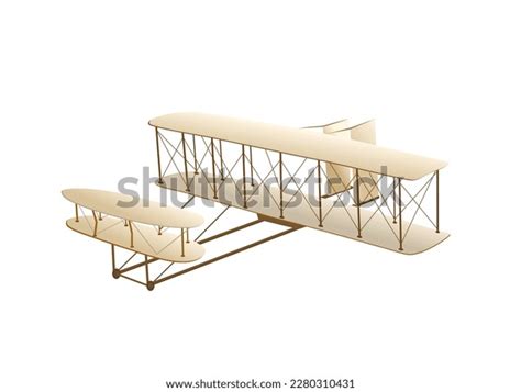 Wright Flyer Worlds First Flight Airplane Stock Vector Royalty Free 2280310431 Shutterstock