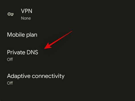 how to use private dns android 12
