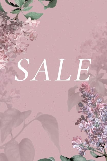 봄 판매를 위한 편집 가능한 꽃 템플릿 Psd 무료 Psd 파일