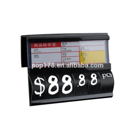 Guangzhou Factoy Plastic Digital Price Display Board For Supermarket
