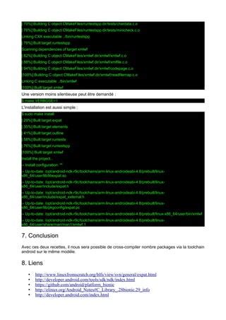 Cross Compilation Native Sous Android ODT Operating Systems Computer Software And Applications