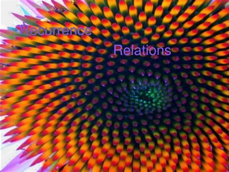 Ppt Recurrence Powerpoint Presentation Free Download Id6641770