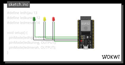 161 Pemrograman Mikrokontroler Pengenalan Pin Wokwi Esp32 Stm32