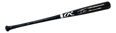 Trea Turner Signed Rawlings Baseball Bat Beckett Pristine Auction