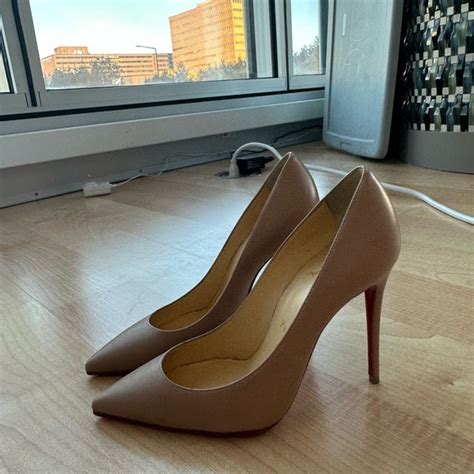 Christian Louboutin Shoes Louboutins Kate Nude Size 5 0mm Poshmark