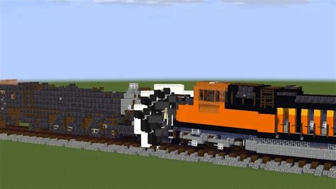 Minecraft Train Crash Animation Youtube