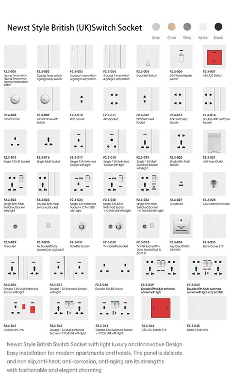 10a 3 Gang 1 Way Switch Big Button Switch And Socket Switch 2 Link Buy Outdoor Socket