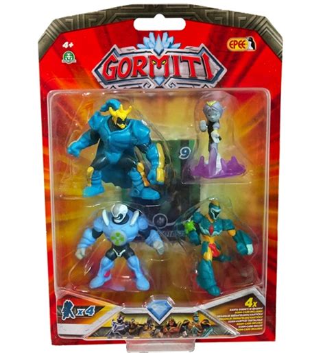 Gormiti: 4-pak figurek 5 cm - Lord Voidus, Ao-Ki, Typhon, Akilos ...