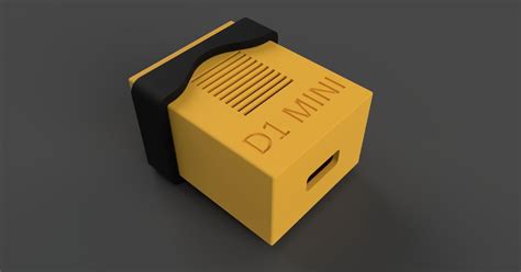 Wemos D1 Node Mcu Case And Mount By Zrnnn Download Free Stl Model