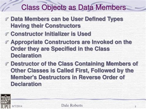 Ppt Exploring Class Objects As Data Members In C Powerpoint