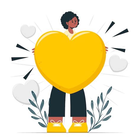 Free Vector Heart Concept Illustration