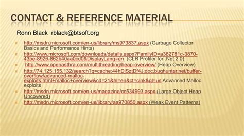 Analyzing Memory Usage And Leaks Pptx Programming Languages Computing