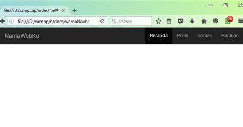 Cara Merubah Warna Navbar Di Bootstrap Atwiwitnet