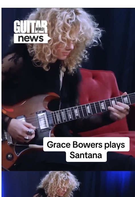 Exploring Santanas Influence Grace Bowers Favorite Riff Tiktok