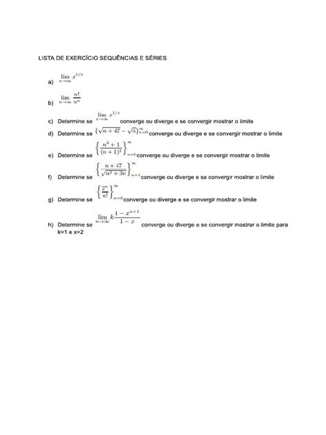 Sequence Convergence Pdf