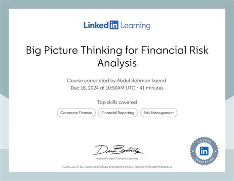 Abdul Rehman Saeed On Linkedin Certificate Of Completion