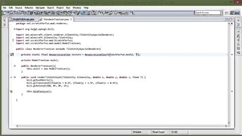 [1 6 4] minecraft forge modding tutorials custom rendered block part 4 youtube