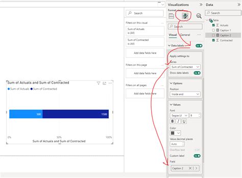 Solved 100 Stacked Bar Chart With Sum Of Two Columns Microsoft