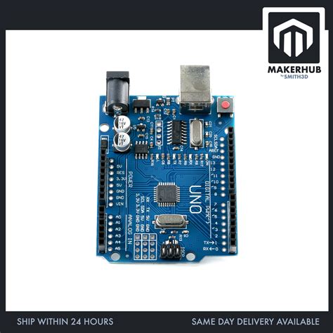 Arduino Uno Compatible Smd Uno R3 With Type B Cable Atmega328p With Ch340g Microcontroller