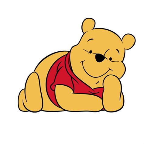 Cute Winnie The Pooh Cartoon 22036284 Vector Art At Vecteezy
