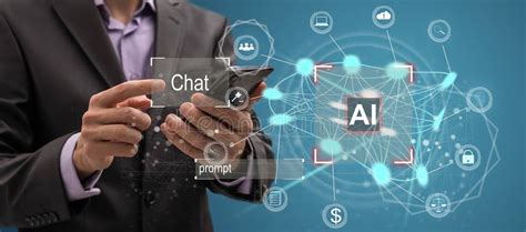 Artist Man Using Hand Ai Artificial Intelligence To Generate Content