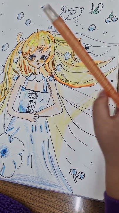 애니그리기 어려운 그림인데 표현을 잘해주었어요 아동미술 1학년 애니캐릭터 Youtube