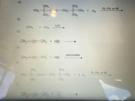 Answered CH CH C C C CH CH3 CH3 CH3 H2 CH3 Bartleby