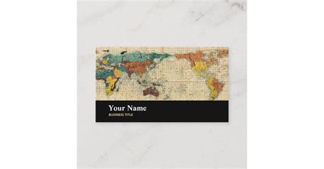 Geographers Geoscientists Cartographers World Map Business Card Zazzle