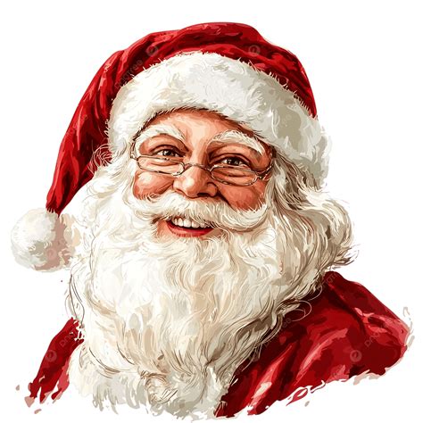 휴일 축하를 위한 산타클로스 그림 산타 클로스 삽화 수염 Png 일러스트 및 이미지 에 대한 무료 다운로드 Pngtree
