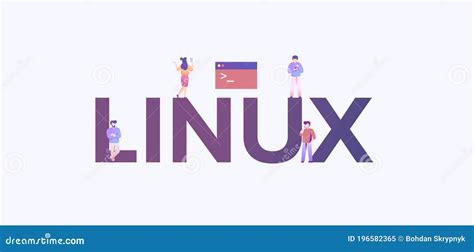 Linux Operating System Platform Software With Administration Technology Internet Development