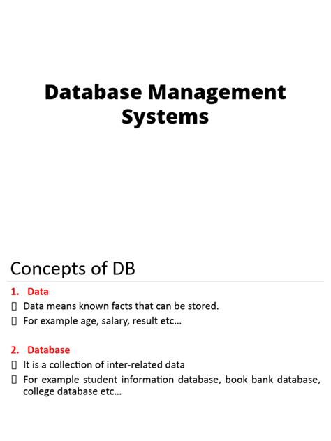 1 Dbms Pdf Databases Computer Hardware