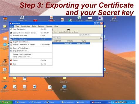 Encrypting Emails Using Kleopatra Pgp