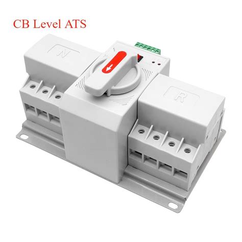 220v 400v Ac 63a 2p 3p 4p Single Phase Ats Dual Power Automatic Transfer Switch For Generator