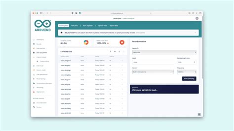 Edge Impulse With The Nano 33 Ble Sense Arduino Documentation Arduino Documentation