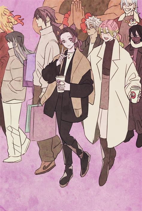 Kochou Shinobu Kanroji Mitsuri Rengoku Kyoujurou Tomioka Giyuu