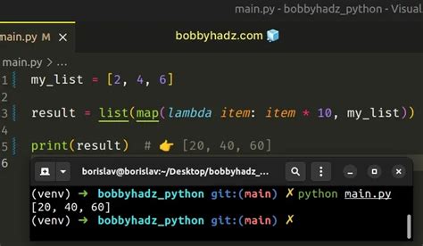 Multiply Each Element In A List By A Number In Python Bobbyhadz