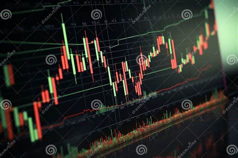 Red And Green Markings On The Chart Signify Contrasting Data Points
