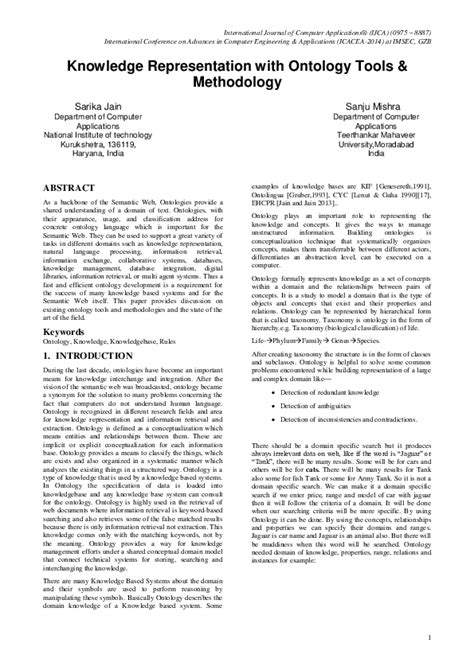 Pdf Knowledge Representation With Ontology
