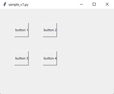 Pythonライブラリtkinterのサンプルコード