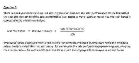 Solved Construct A Solution Algorithm For The Following